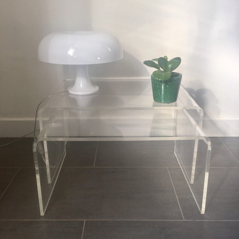 Tables gigognes Plexiglass
